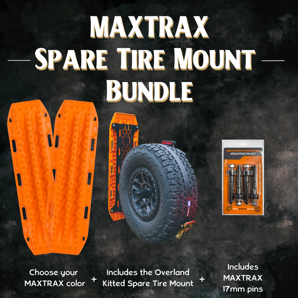 MAXTRAX® MKII Spare Tire Mounting Bundle – Save Over 10% on Recovery Gear