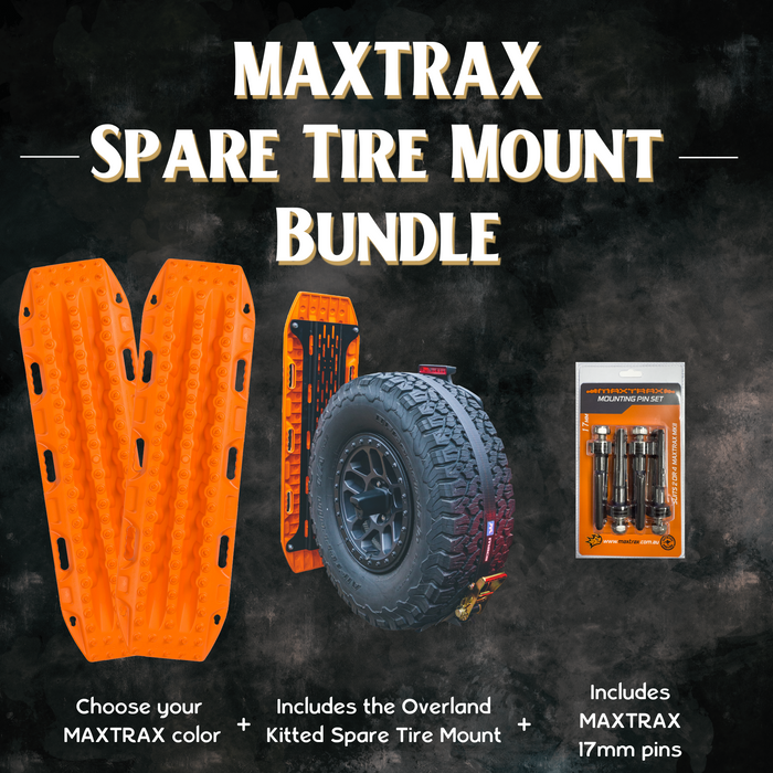 MAXTRAX® MKII Spare Tire Mounting Bundle – Save Over 10% on Recovery Gear