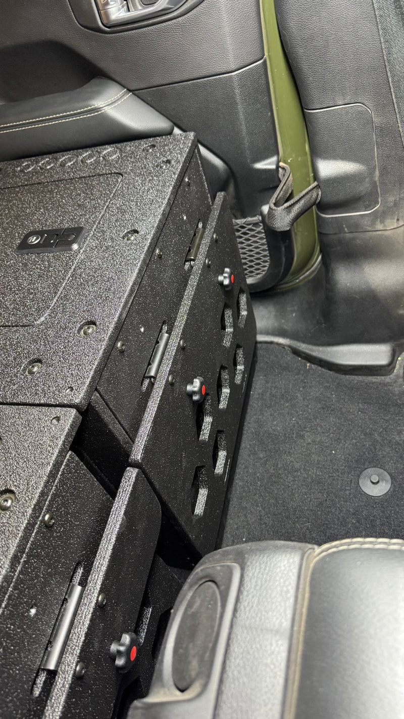 Jeep Wrangler 2018-Present JLU 4 Door - Second Row Seat Delete Plate S