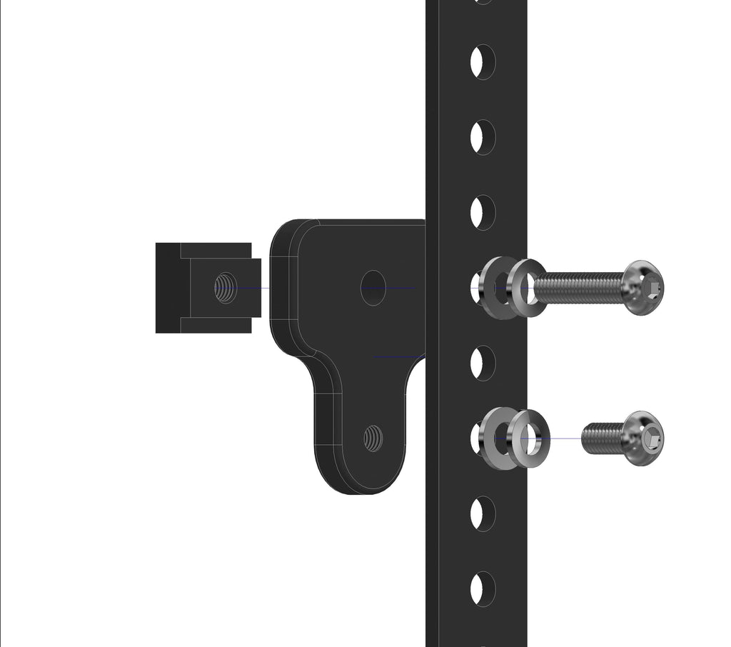 Overland Kitted Bed Rail MAXTRAX® Mount – Low Profile Truck Solution