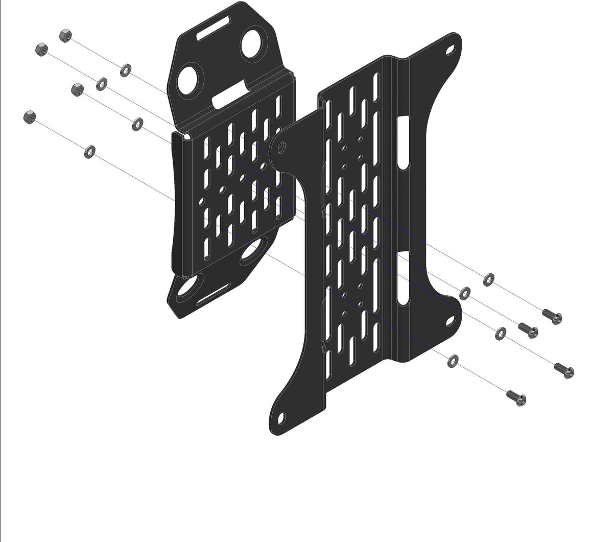 Overland Kitted Spare Tire Accessory Bracket – Universal Gear Mount