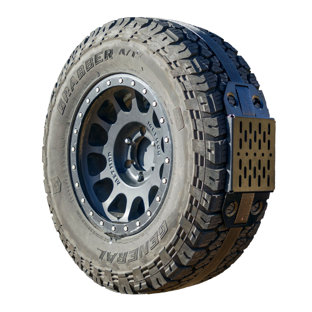 Overland Kitted Spare Tire Accessory Bracket – Universal Gear Mount